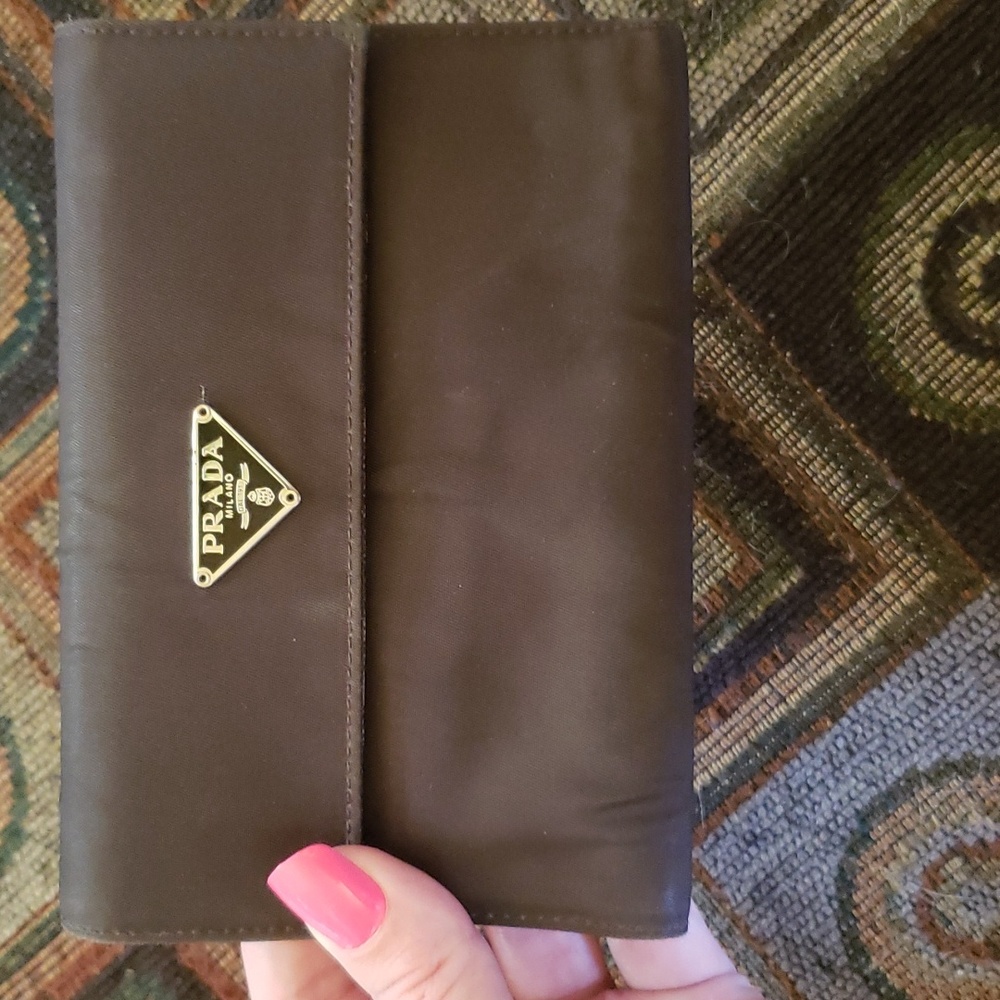 Authentic Prada Nylon Wallet And Unisex Butter Soft L… - Gem